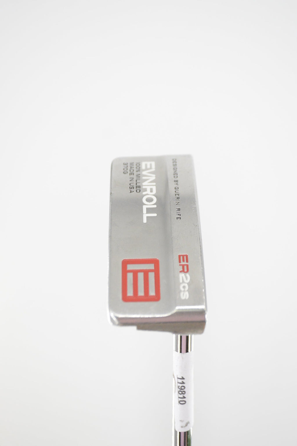 Evnroll ER2 Satin Midblade Center Shaft Putter 32"