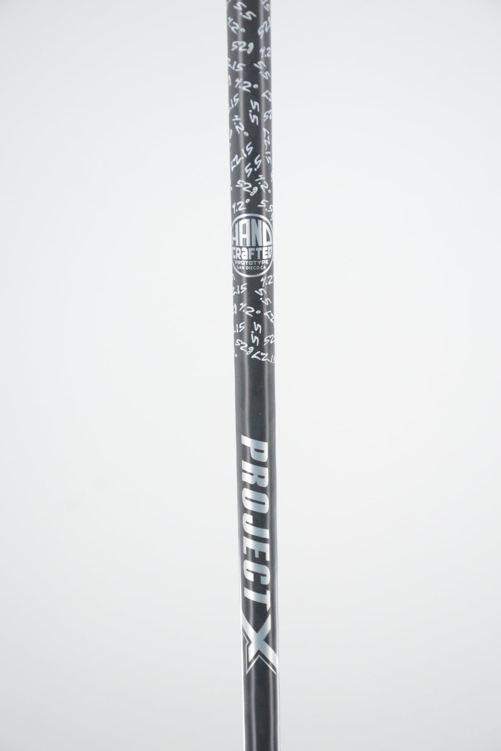 NEW Project X Hand Crafted Prototype White No Tip Driver Shaft R Flex